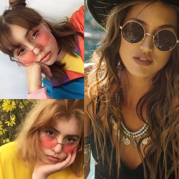 Anthropologie | Accessories | Sale 235 Anthro Round Lennon Metal Frame ...